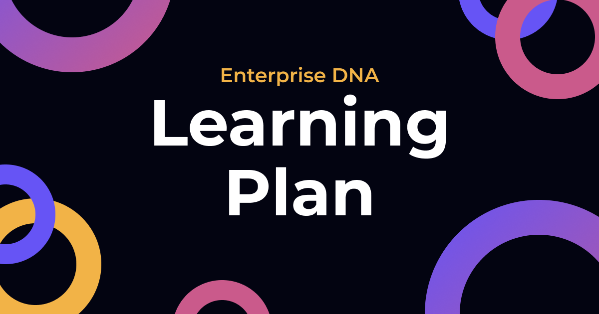 Learning Plan | Customized Learning Plans by Enterprise DNA